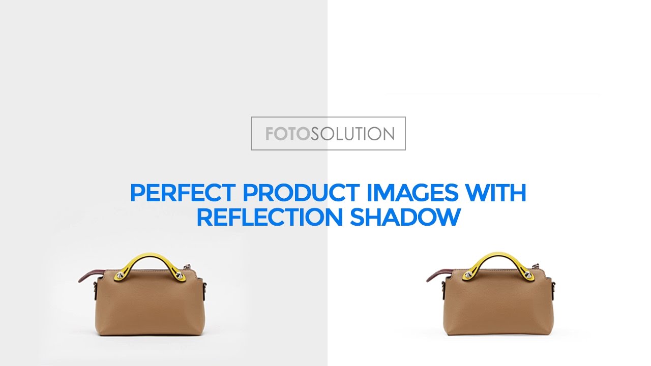 Perfect Product Images with Reflection Shadow - YouTube
