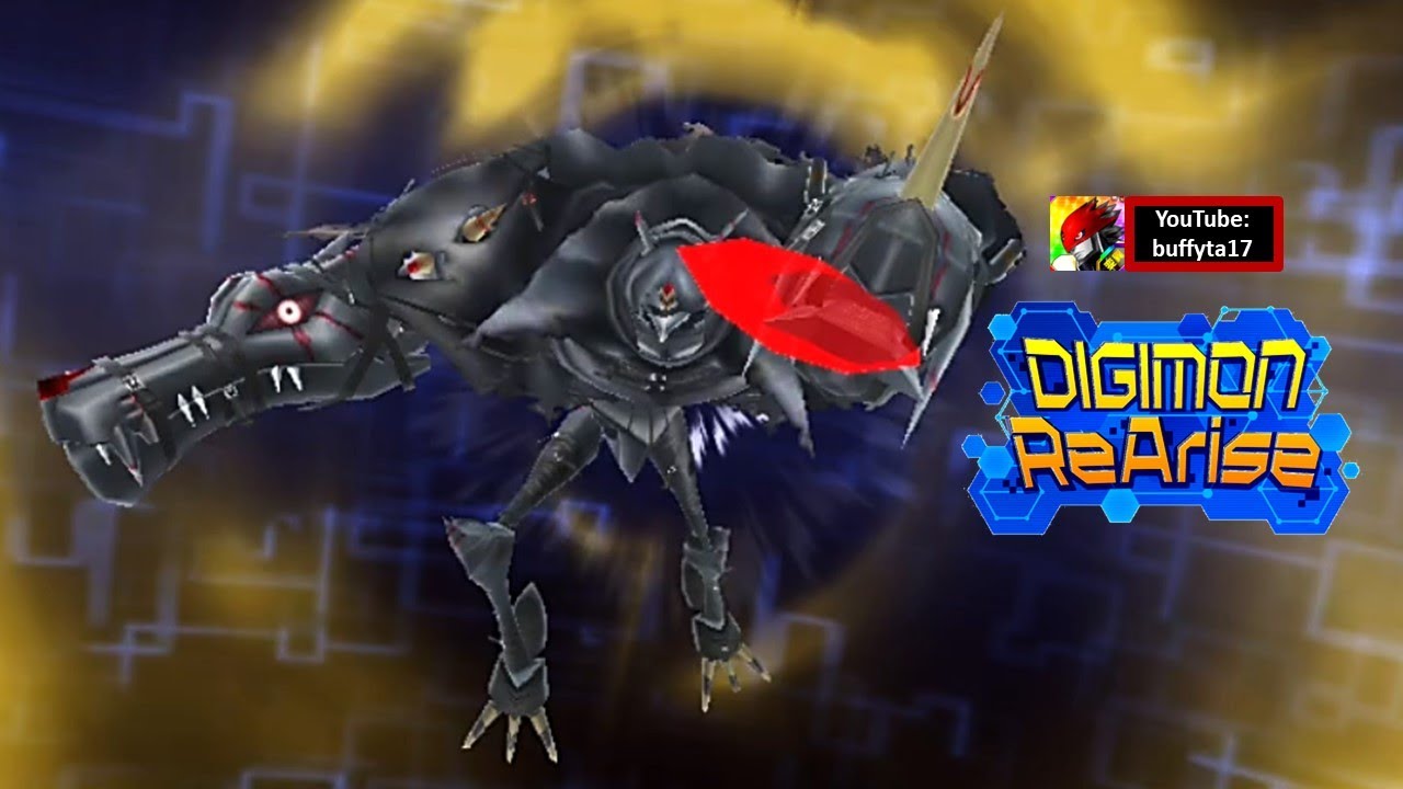 Digimon ReArise Global - Omegamon Zwart D (Deft) Digivolution - YouTube