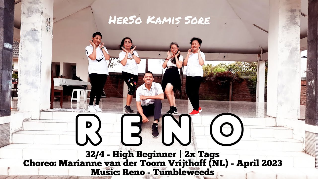 Reno Line Dance | High Beginner | Marianne Van Der Toorn Vrijthoff (NL ...