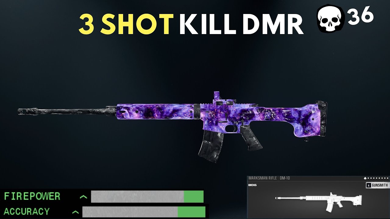 the new DMR Meta is Back in WARZONE! FASTEST TTK DM-10 META LOADOUT in ...