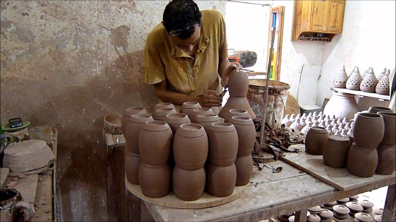 El Fostat Pottery, Cairo, Egypt - YouTube
