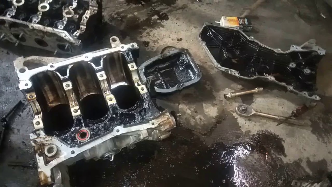 Toterial pembuatan bahan bahan pembersih blok mesin mobil - YouTube