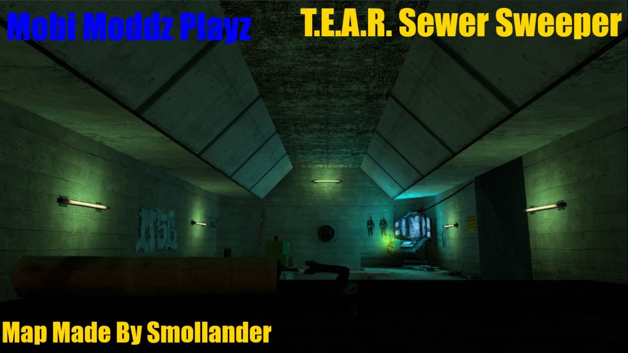 T.E.A.R. Sewer Sweeper: A gmod campaign map - YouTube