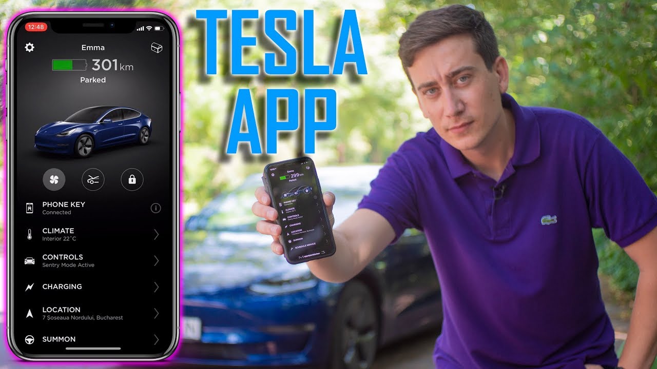 [4K ] - Tesla App Walkthrough - YouTube
