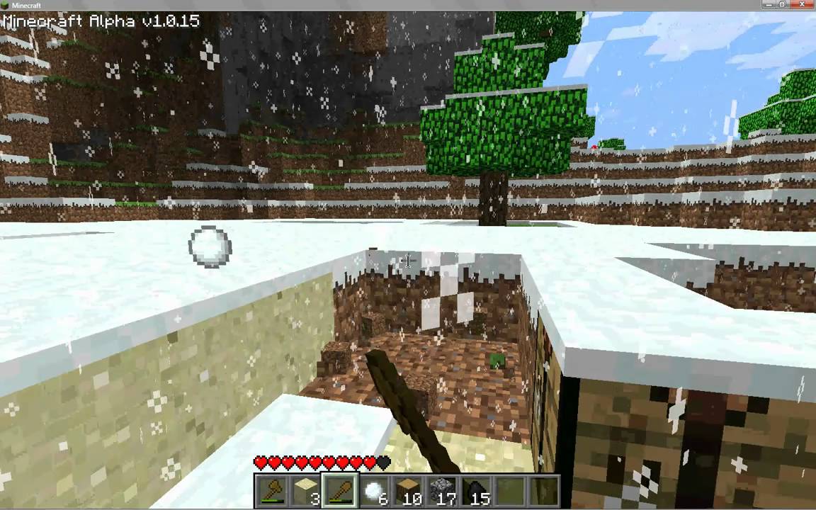 MineCraft - 001 "Snowy World" - YouTube
