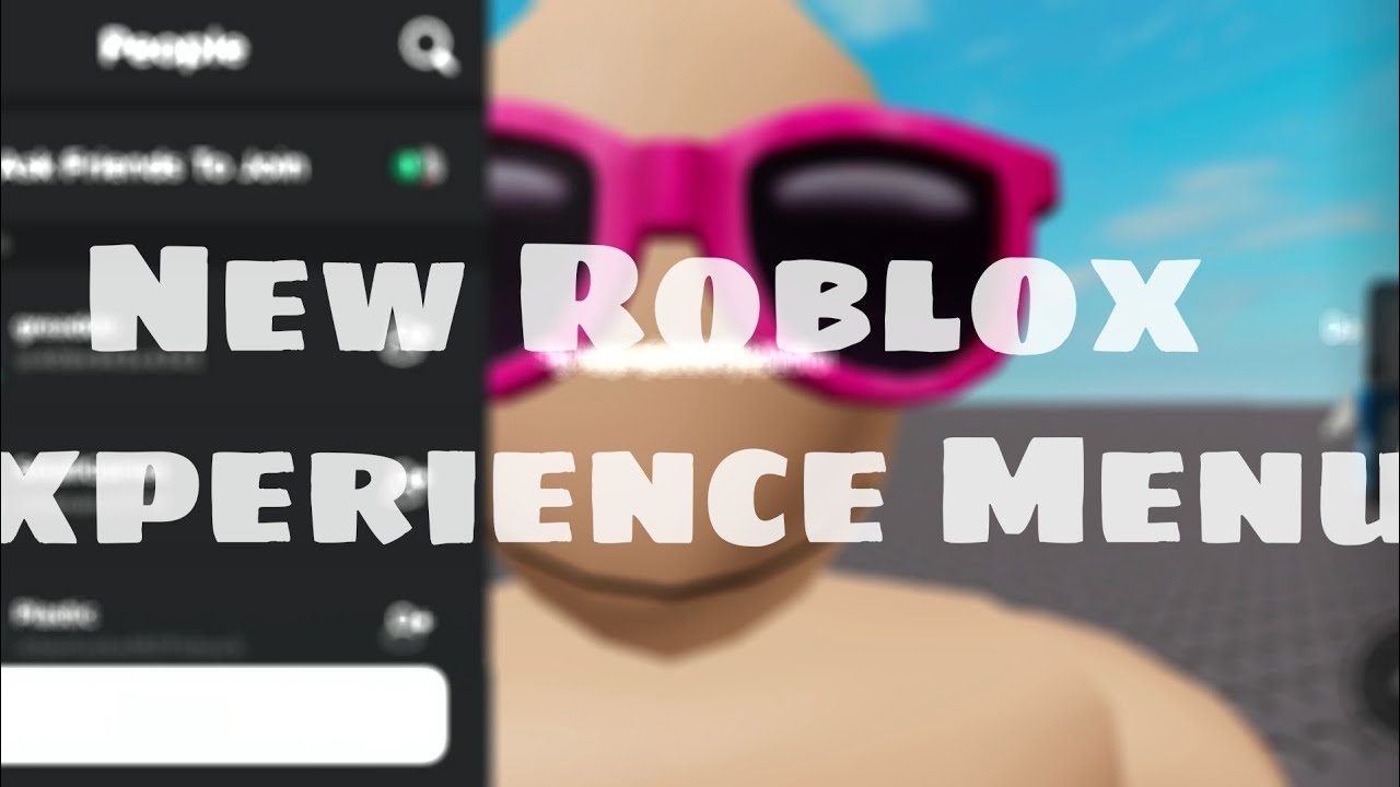 Roblox New Mobile Experience Menu - YouTube