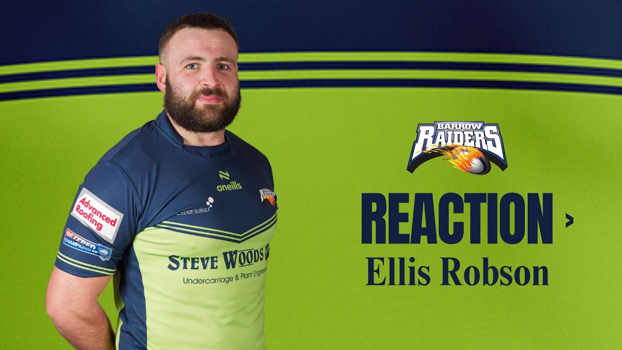 Ellis Robson reflects on impressive win at Widnes Vikings - YouTube