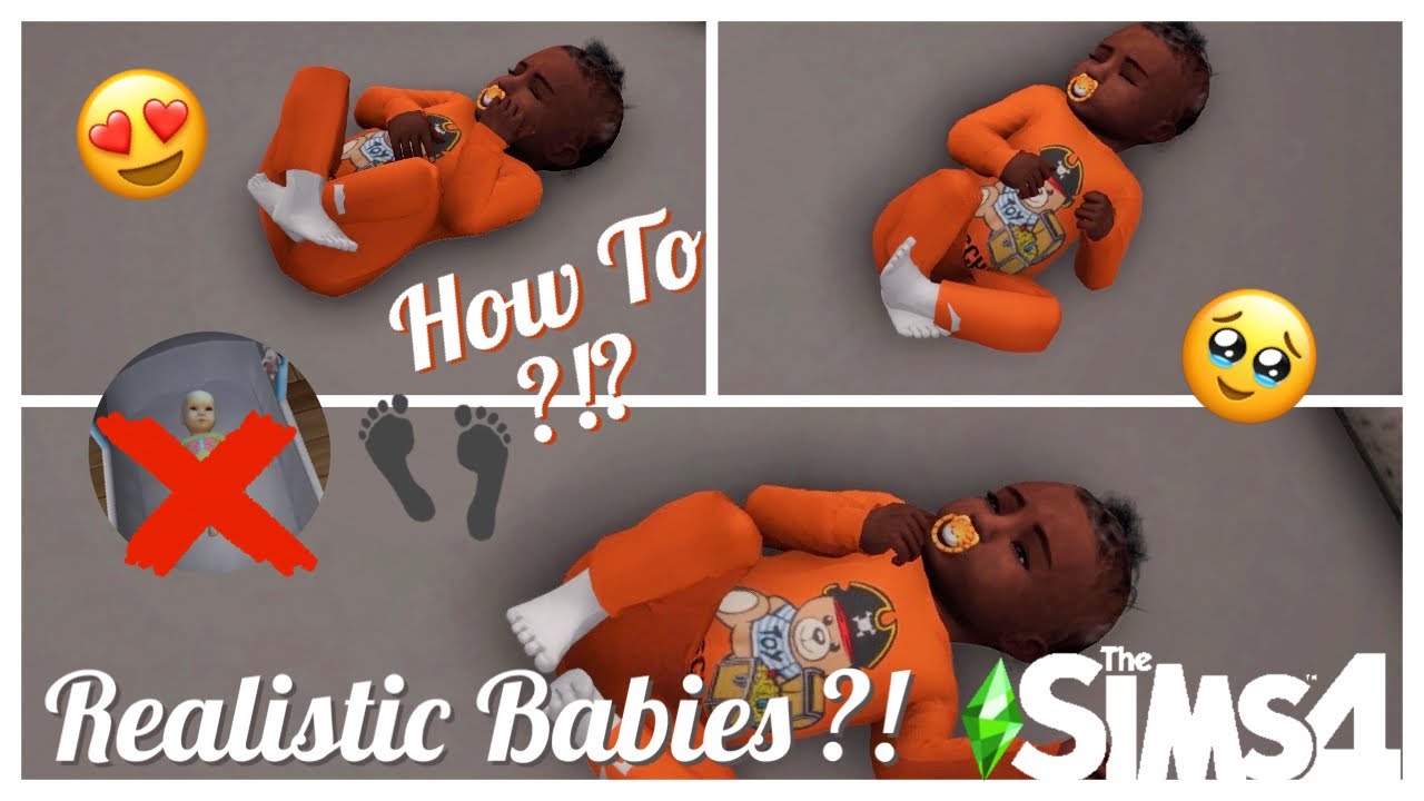 How To?! Realistic Babies?🥹👣🧡 |The Sims 4 - YouTube