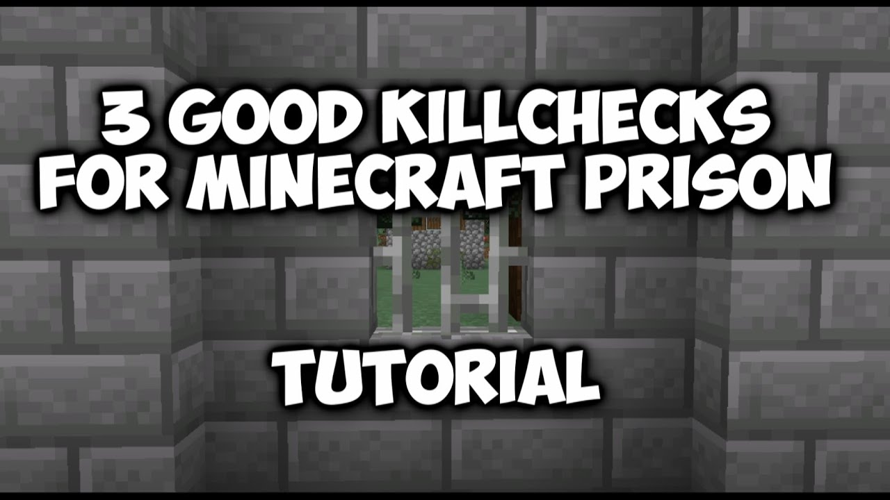 Minecraft 3 good KILLCHECKS for Minecraft PRISON | tutorial - YouTube