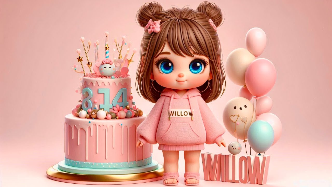 Happy Birthday Willow Nursery Rhymes. (Funny happy birthday song for ...