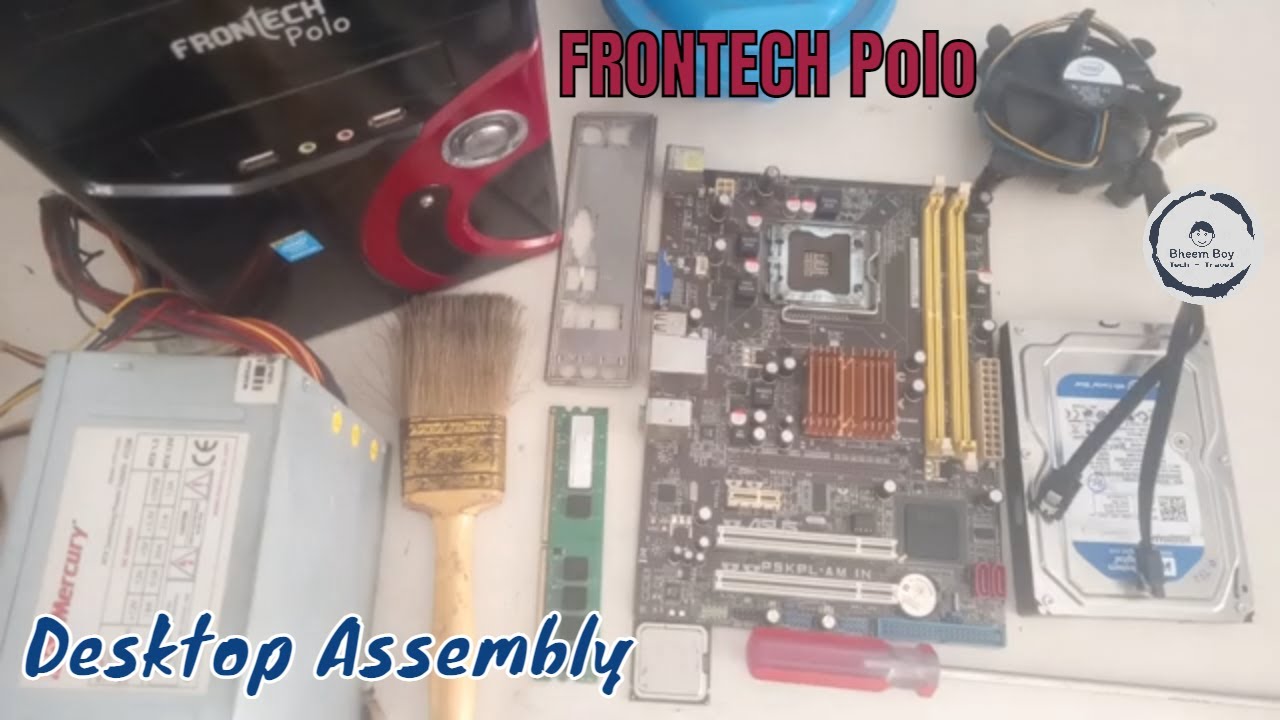 PC ASSEMBLY | FRONTECH | ASUS MOTHERBOARD | INTEL CORE2DUO #computer # ...
