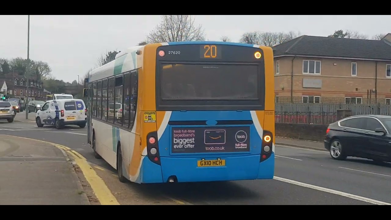 Here is the new livery stagecoach bus 27620 on the number 20 in ...