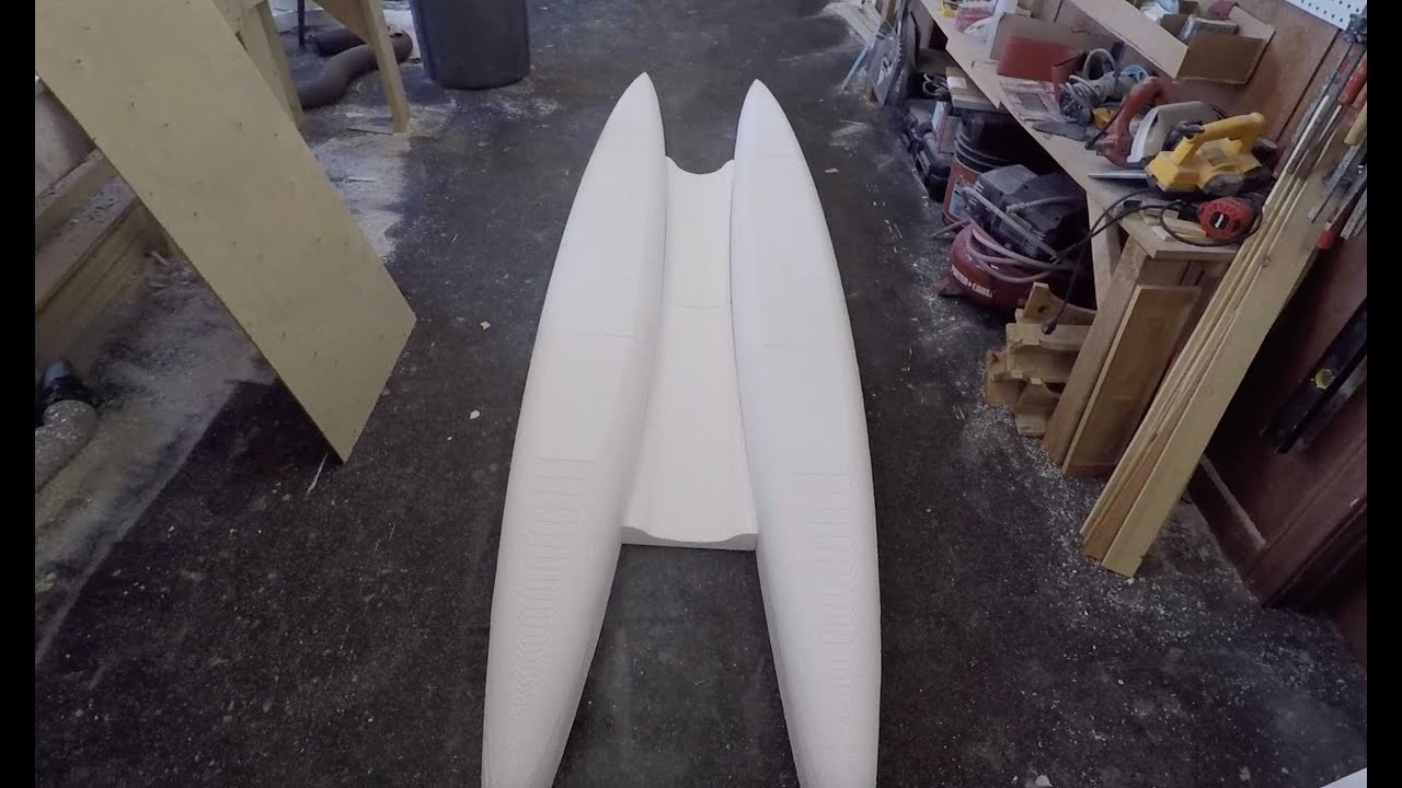 EASY BUILDING the Catamaran Paddle Board (Part One). - YouTube