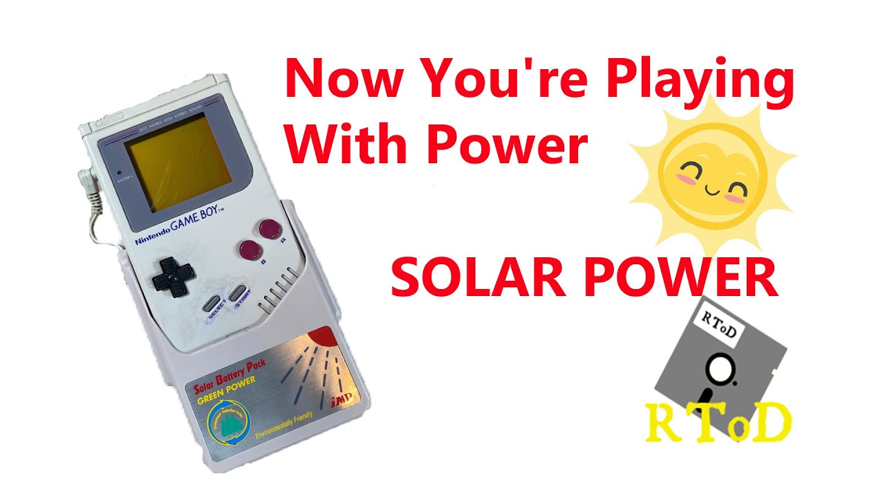 Solar-Powered Gaming: The Ultimate Nintendo Game Boy Accessory - Now ...