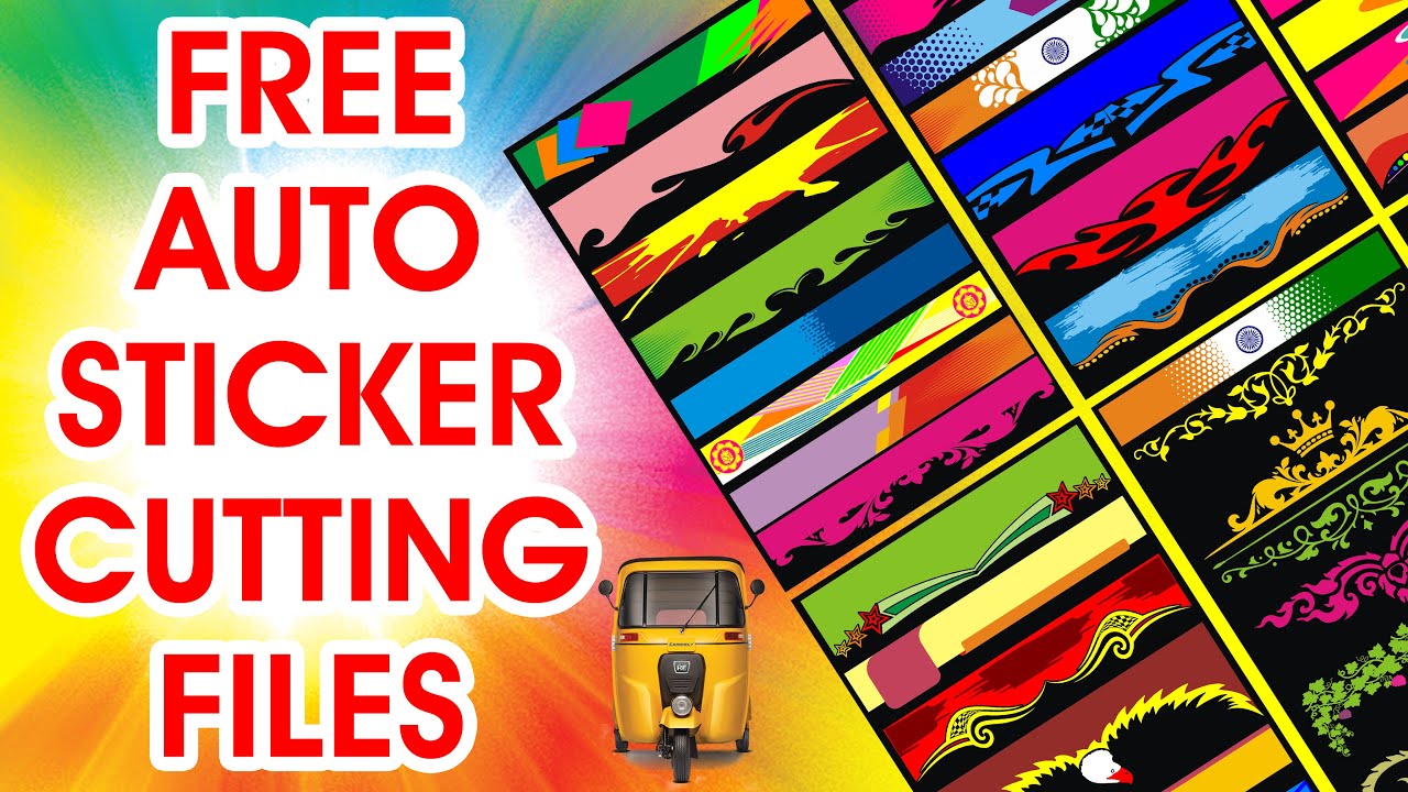 FREE AUTO STICKER CUTTING FILES || CORELDRAW || FLEXISIGN || FREE ...