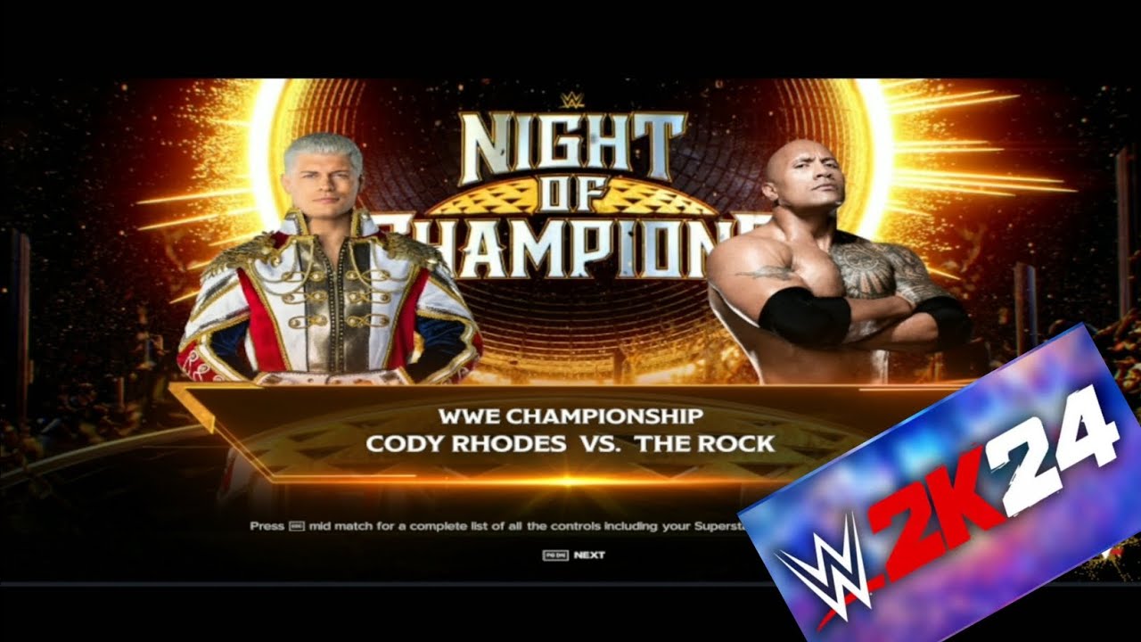 FULL MATCH - THE ROCK VS CODY RHODES ONE ON ONE WWE CHAMPIONSHIP MATCH ...