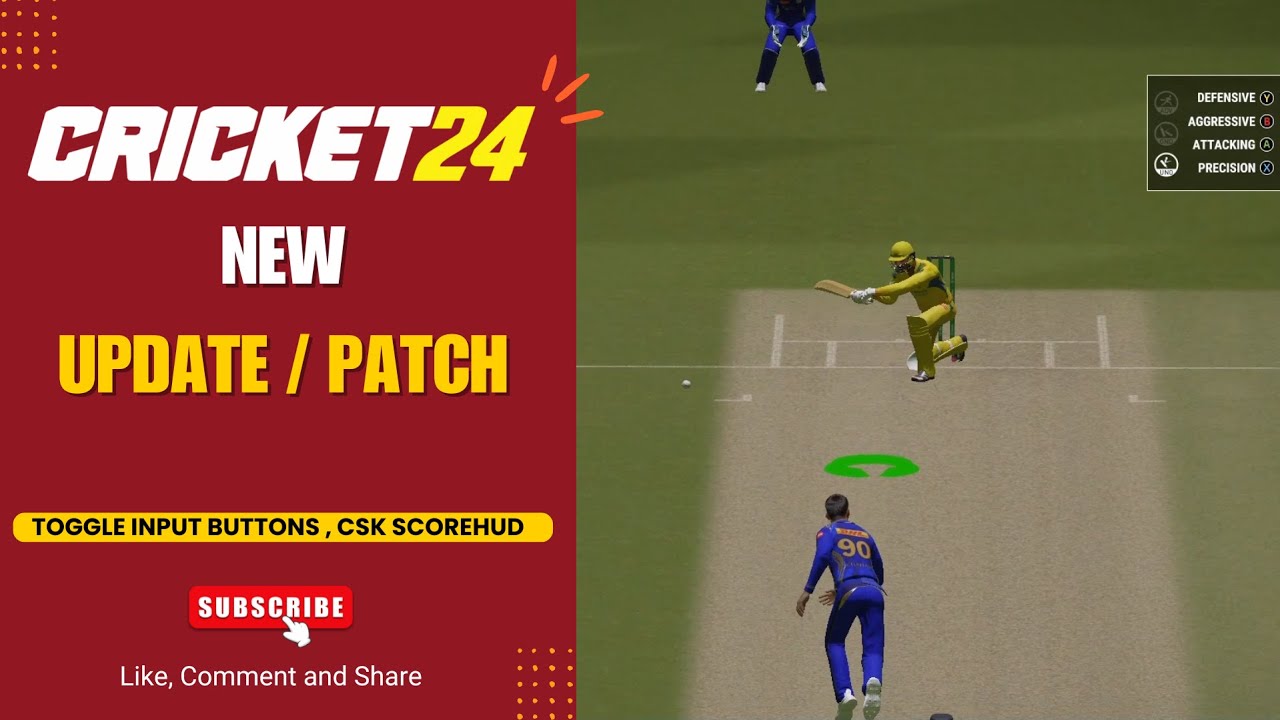 Cricket 24 Update / Patch - 16 May 2025 || - YouTube