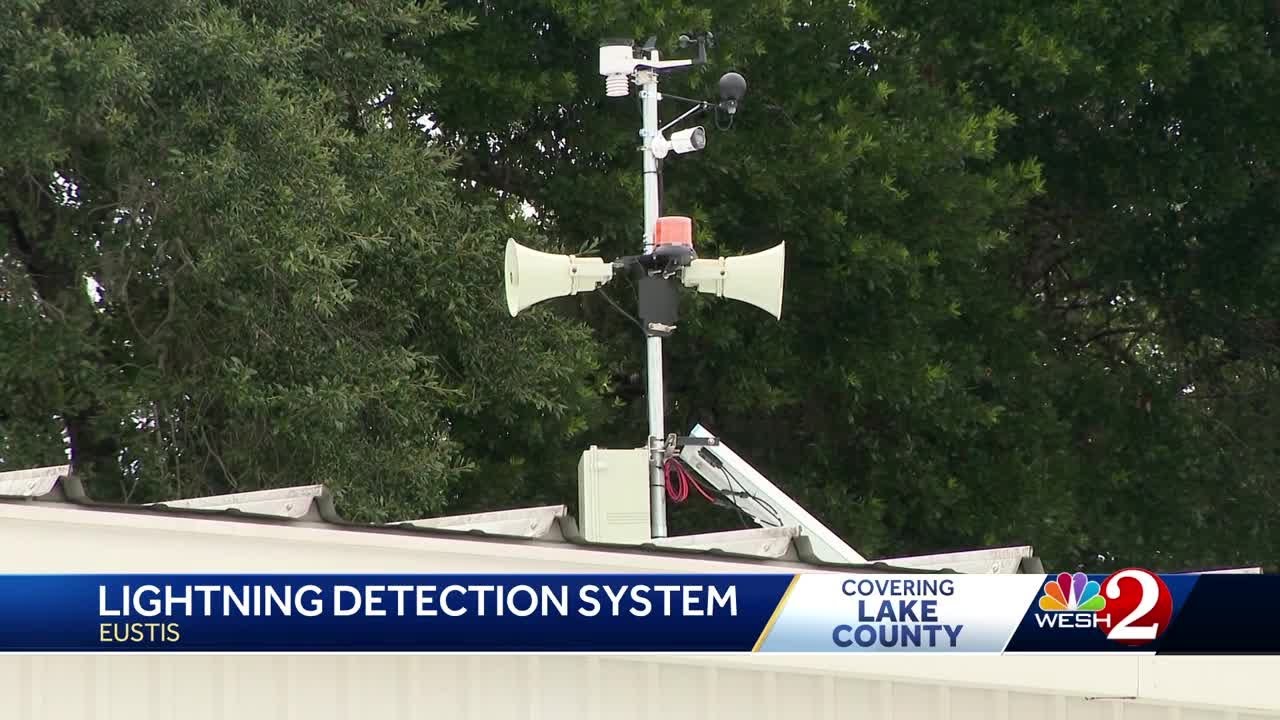 Eustis integrates lightning detection system in parks - YouTube