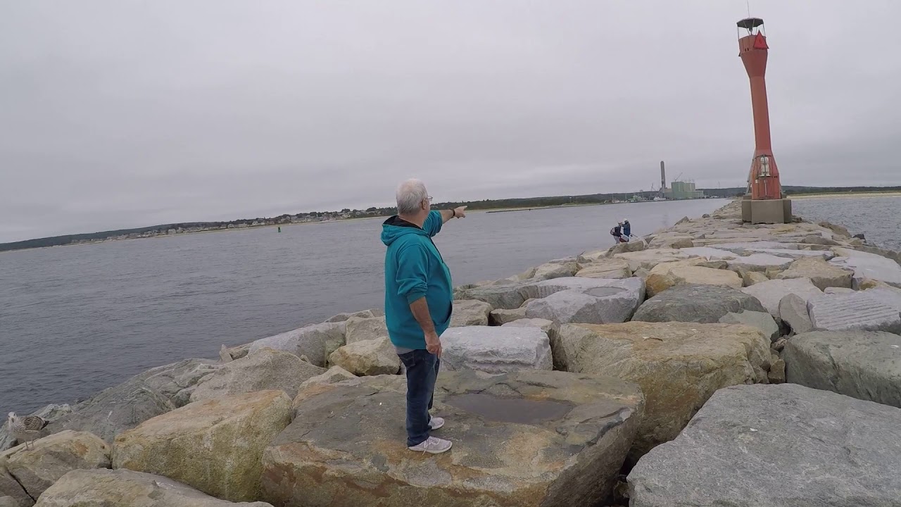 Cape Cod Canal Jetty - YouTube