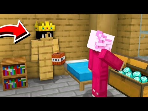 Minecraft'ta KAMUFLE OLARAK SALAK KARDEŞİMİ TROLLEDİM!