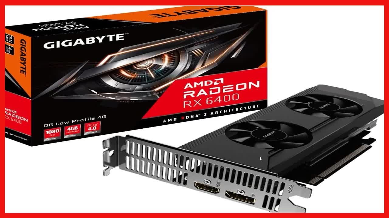Great product - Gigabyte Radeon RX 6400 D6 Low Profile 4G Graphics Card ...