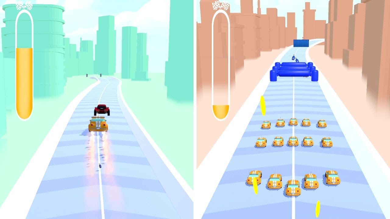 Split and Race 🚘🏁🏃🏻‍♂️ Gameplay Walkthrough | iOS | Game - YouTube