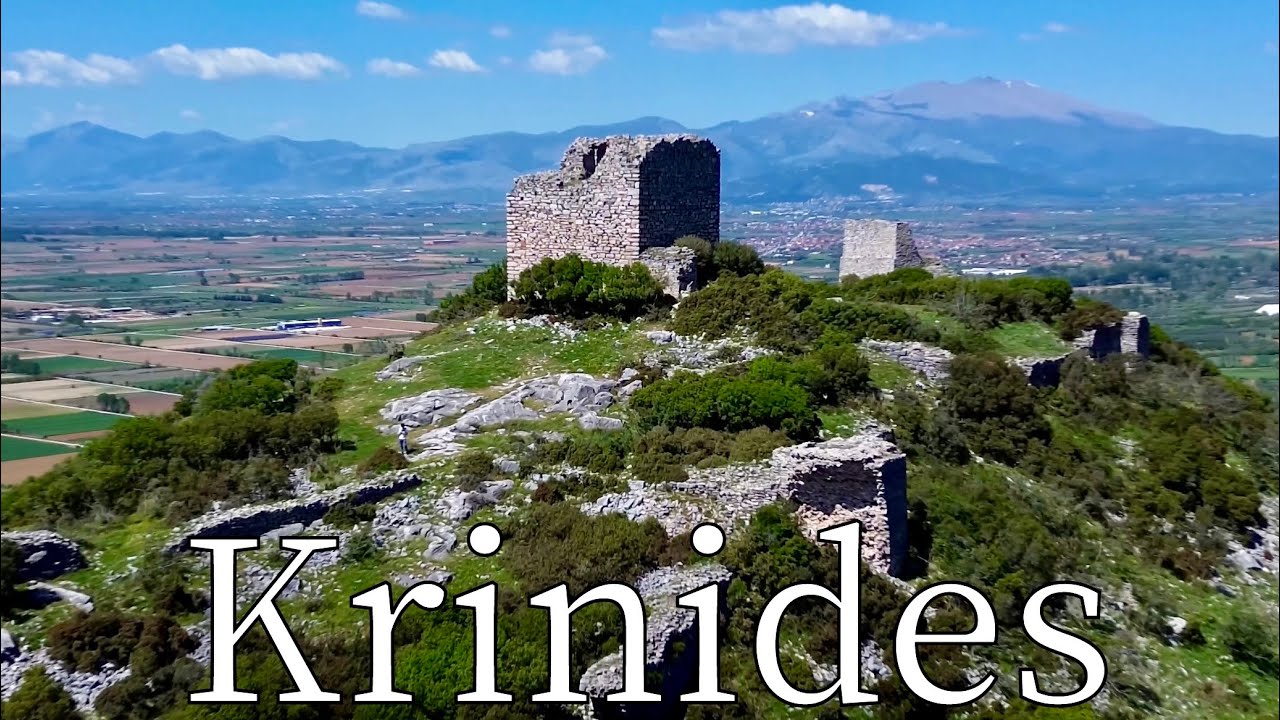 Krinides and Ancient Philippi, Kavala, Greece - by drone [4K]. #unesco ...