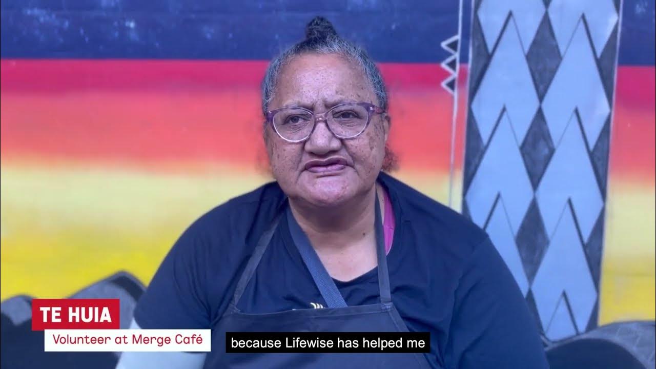 Te Huia, volunteer at Merge Café | Lifewise NZ - YouTube