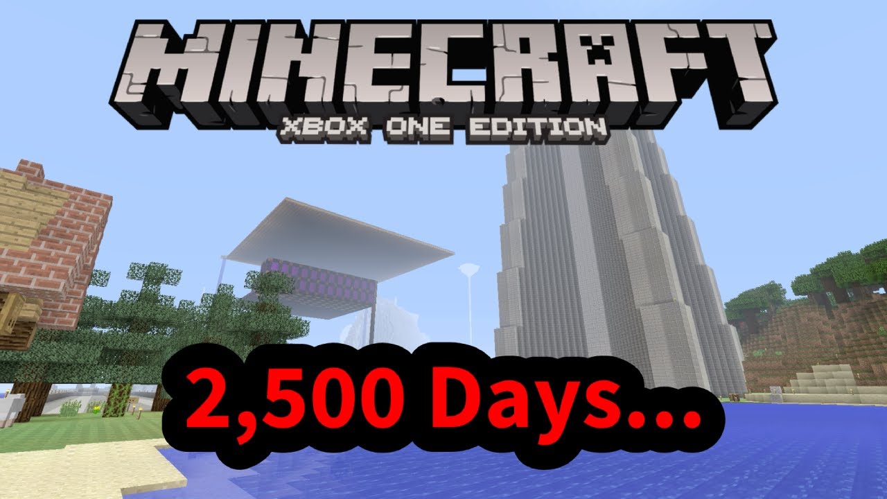 2,500 Days of Minecraft Legacy Edition - YouTube