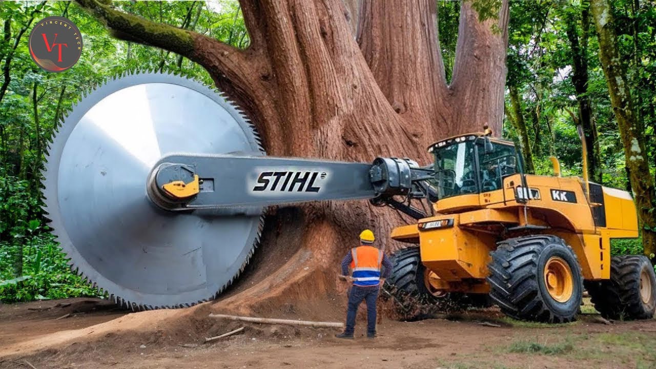 Dangerous Fastest Idiots Cutting Tree Fails Skill With Chainsaw | Tree ...