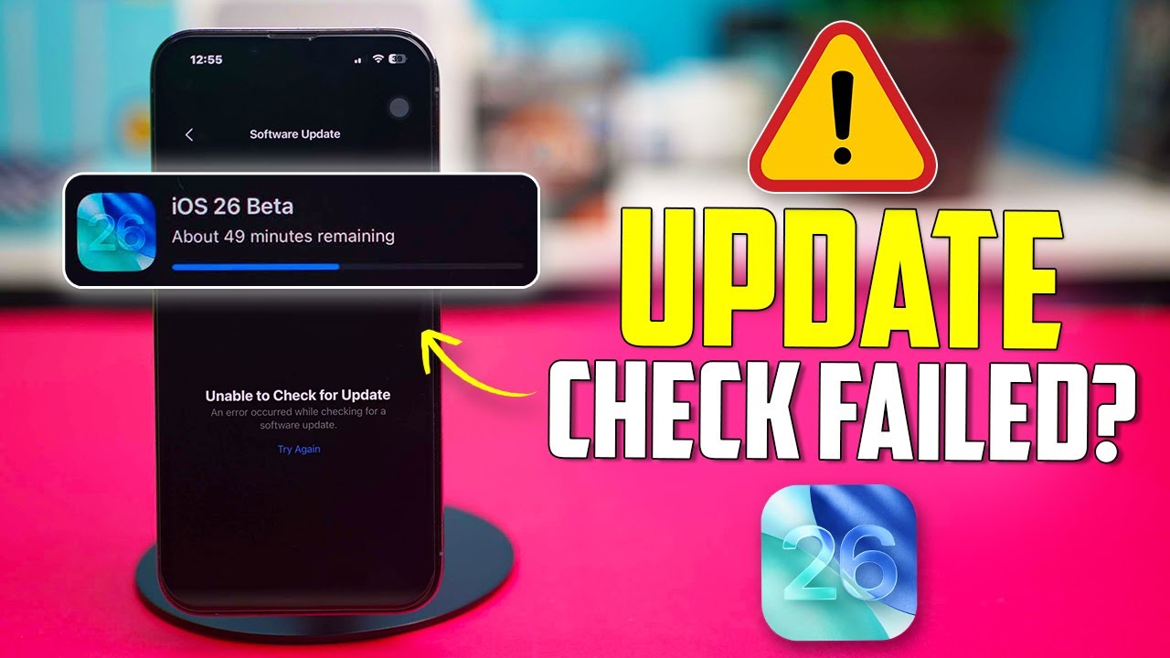 How to Fix Unable to Check for Update on iPhone iOS 26 | iOS 26 Update ...