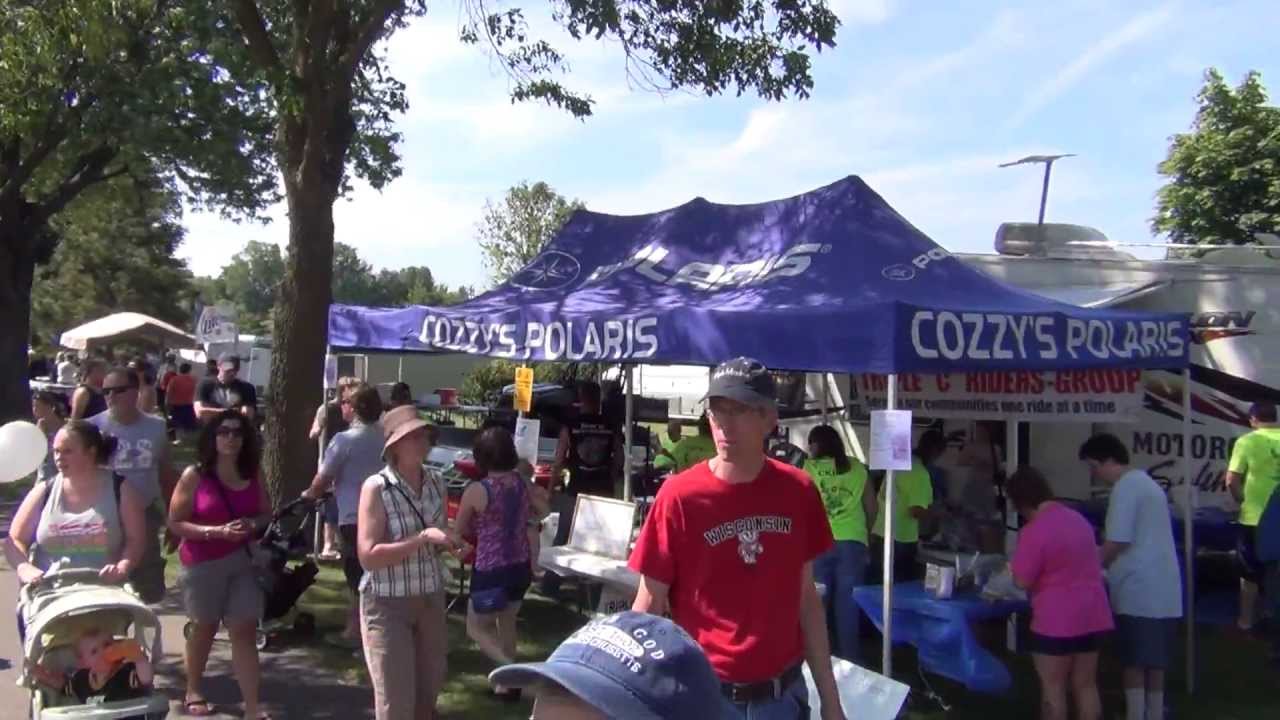 Marinette Wisconsin Heritage Days bike ride through 07-13-13 Stephenson ...