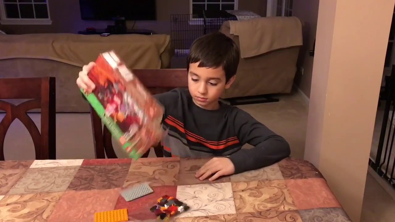 Minecraft lego speed build video | the nether fight lego 21139 - YouTube