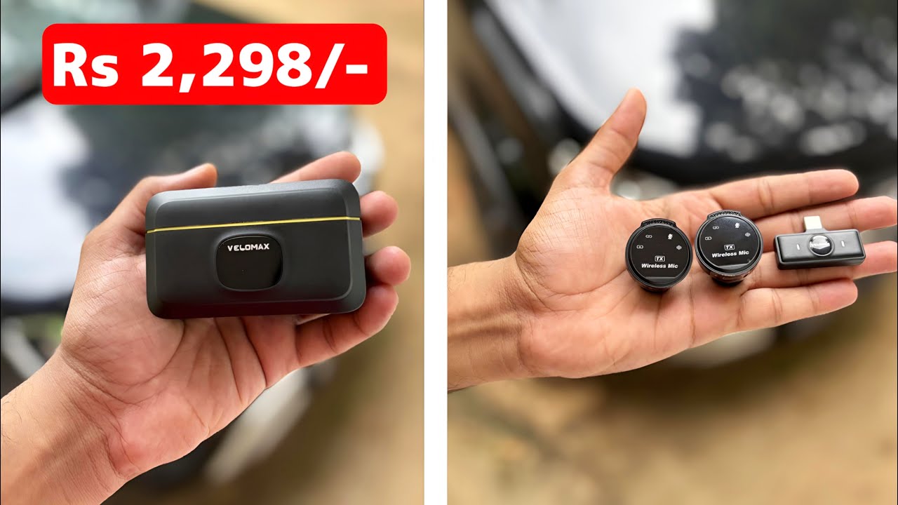 VELOMAX Wireless Mic for Youtubers - YouTube