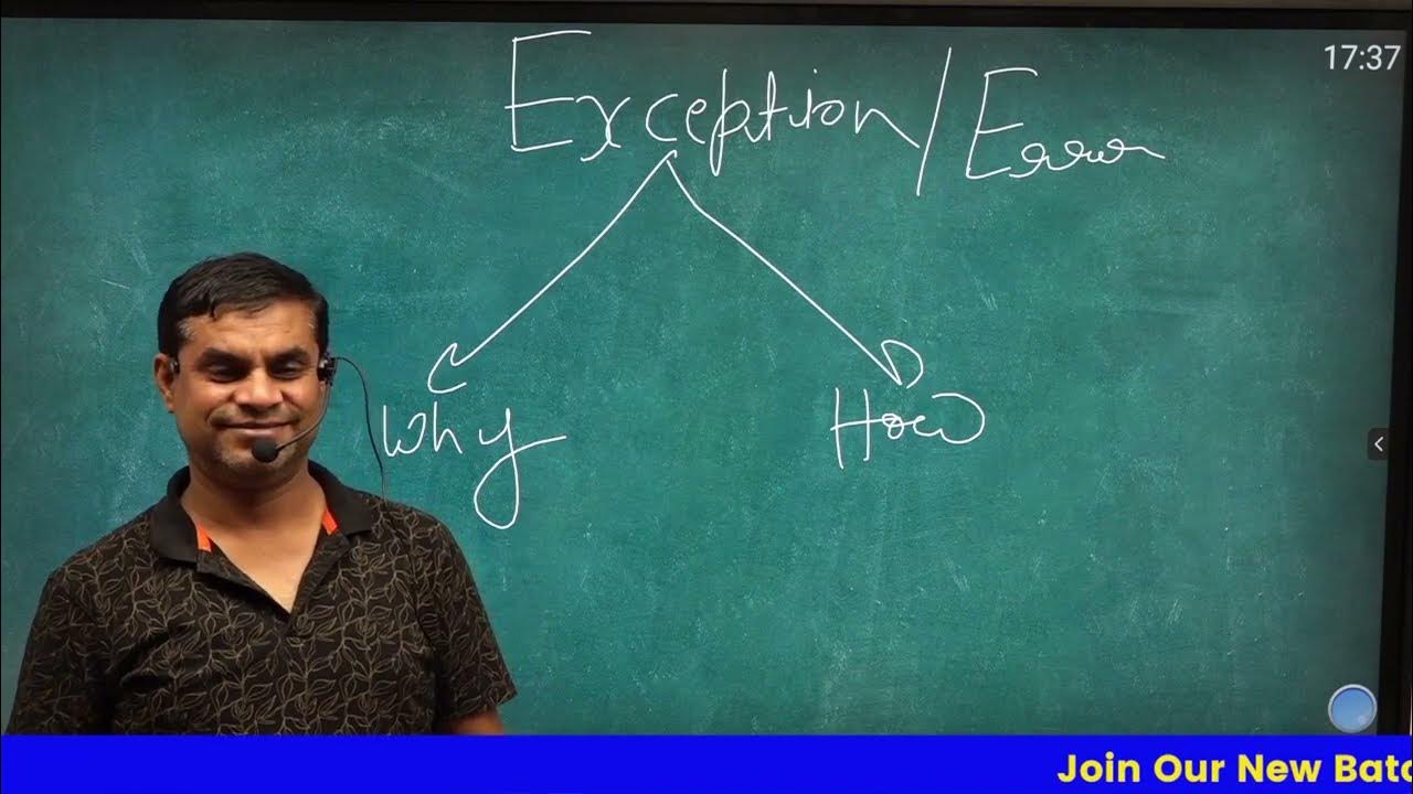 Exception Handling In Java With Examples | Java Tutorial | Learn Java with Manish Bhatia - YouTube