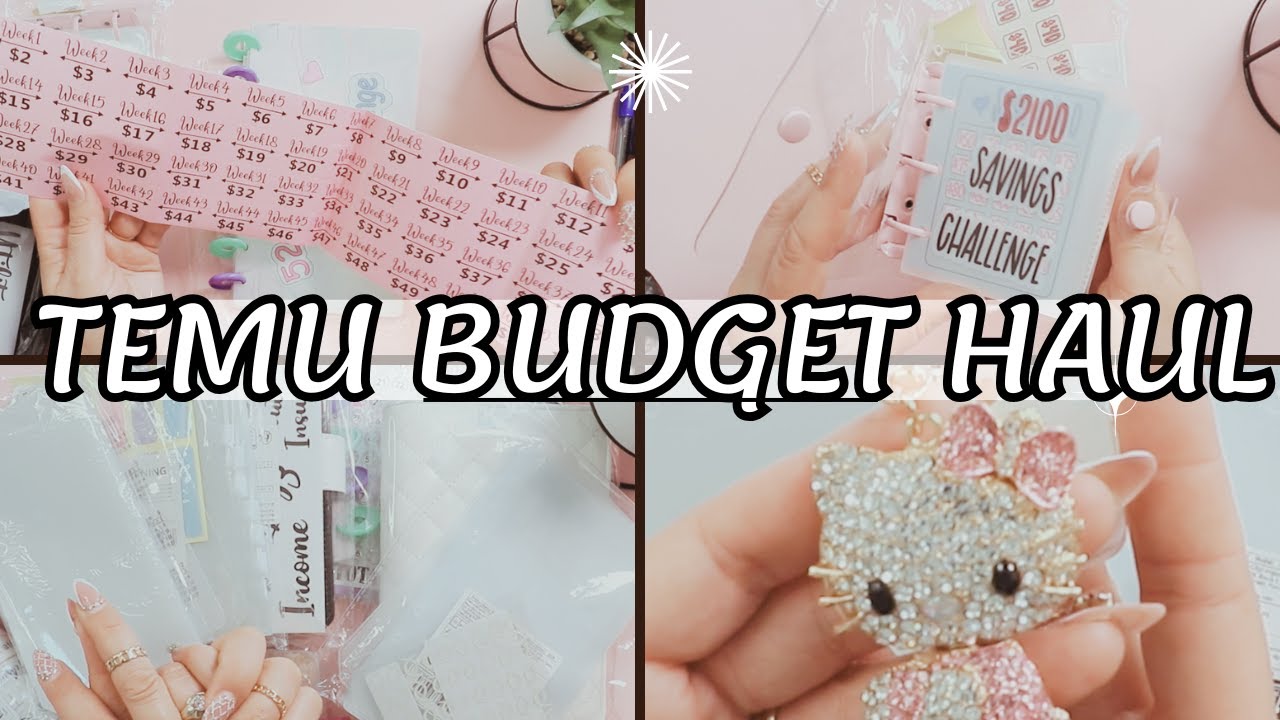 TEMU BUDGET ENVELOPE SUPPLIES - YouTube