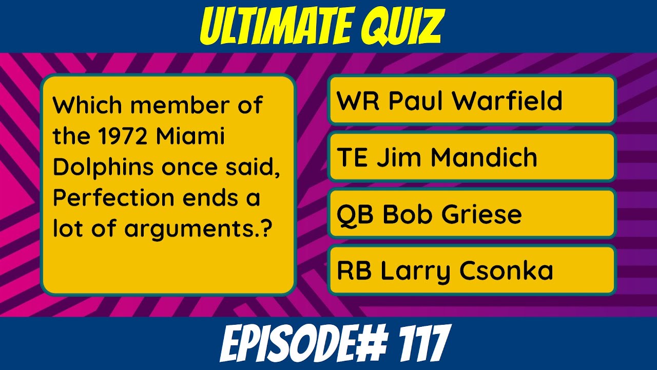 Ultimate Quiz - Episode #117 - YouTube