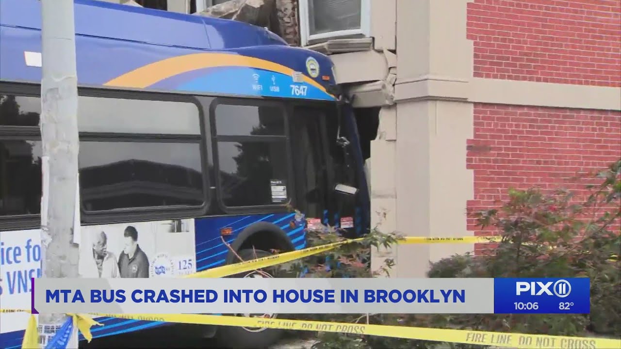 Building unlivable after MTA bus smashes into it - YouTube