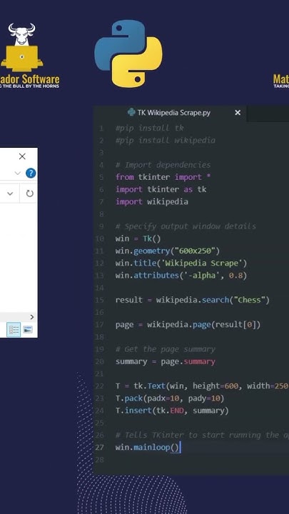A SIMPLE Python Web Scraping Script #pythontutorial #coding #shorts - YouTube