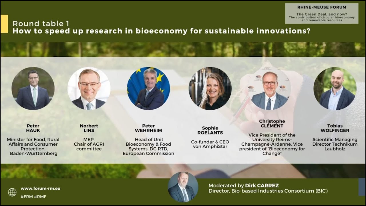 Rhine-Meuse Forum 2024: How to speed up research in bioeconomy for ...