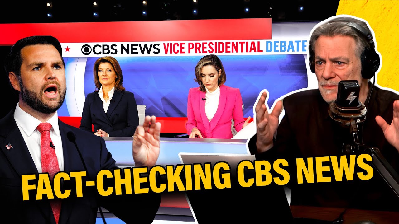 Vance Stands Firm Against CBS Moderators in VP Debate - YouTube