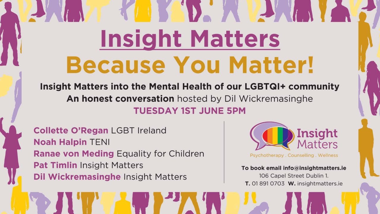 Insight Matters into LGBTQI+ Mental Health - YouTube