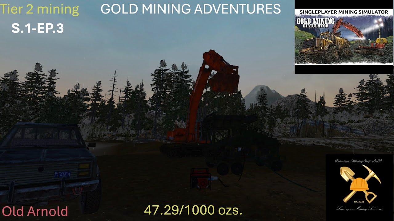GOLD MINING SIMULATOR, MINING ADVENTURES S.1 EP.3 - YouTube