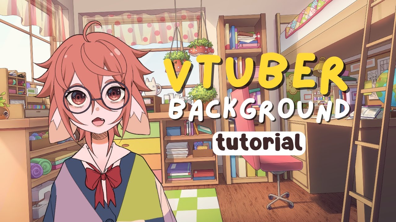 how to draw backgrounds for vtubers tutorial 【CLIP STUDIO PAINT】 - YouTube