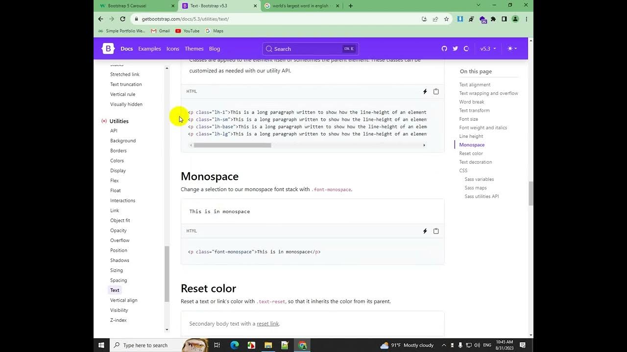 Batch 19 - Lab 32 | BS5 - Overflow, Text, BreakPoints, Container, Grid, Row - YouTube