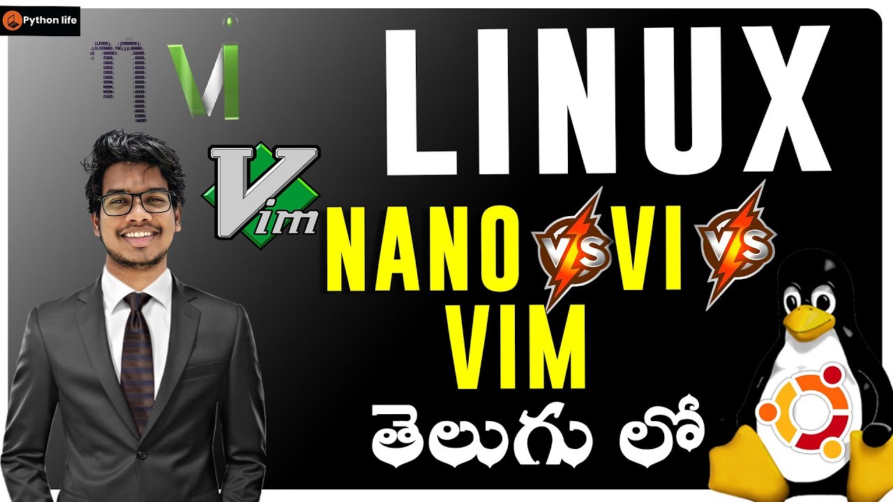 Differenece between the Nano and Vi and Vim in Telugu - YouTube
