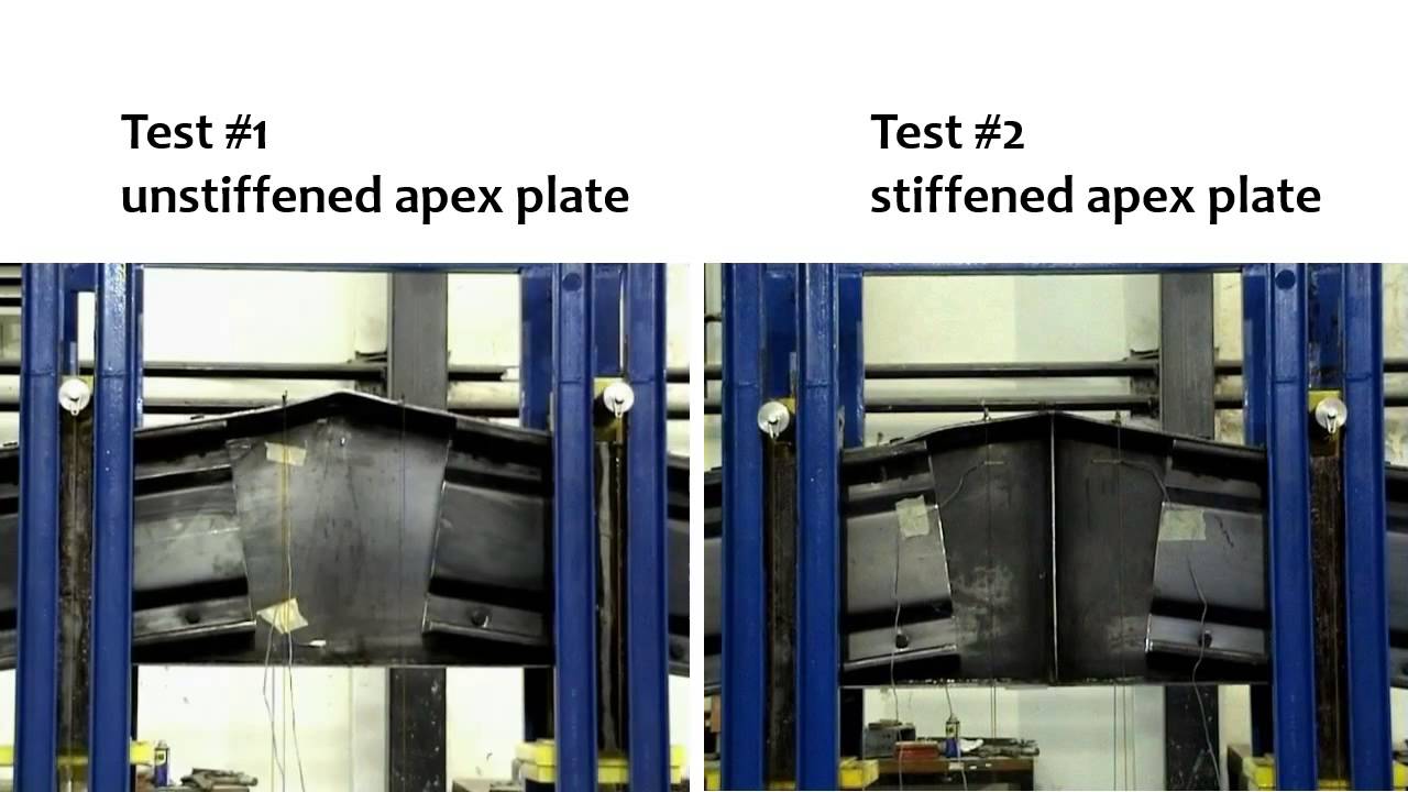 Cold Formed Steel Connection Test - YouTube