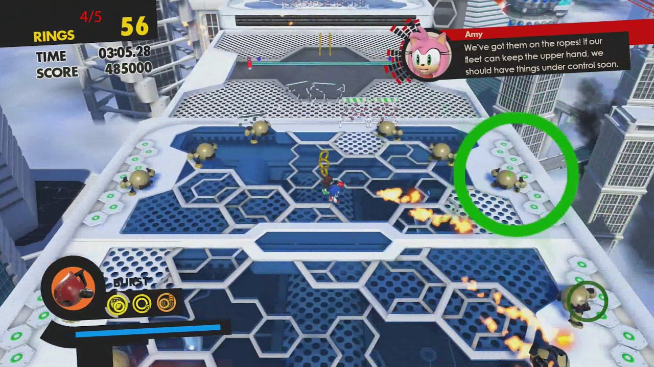 Sonic Forces - Stage 24 All Red Star Rings Null Space (Metropolis ...