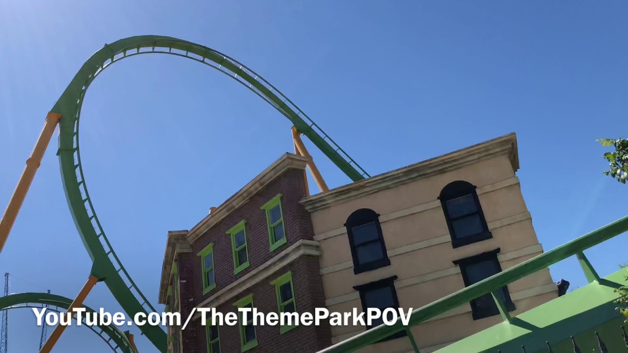 The Riddler’s Revenge (Off-Ride) at Six Flags Magic Mountain - YouTube