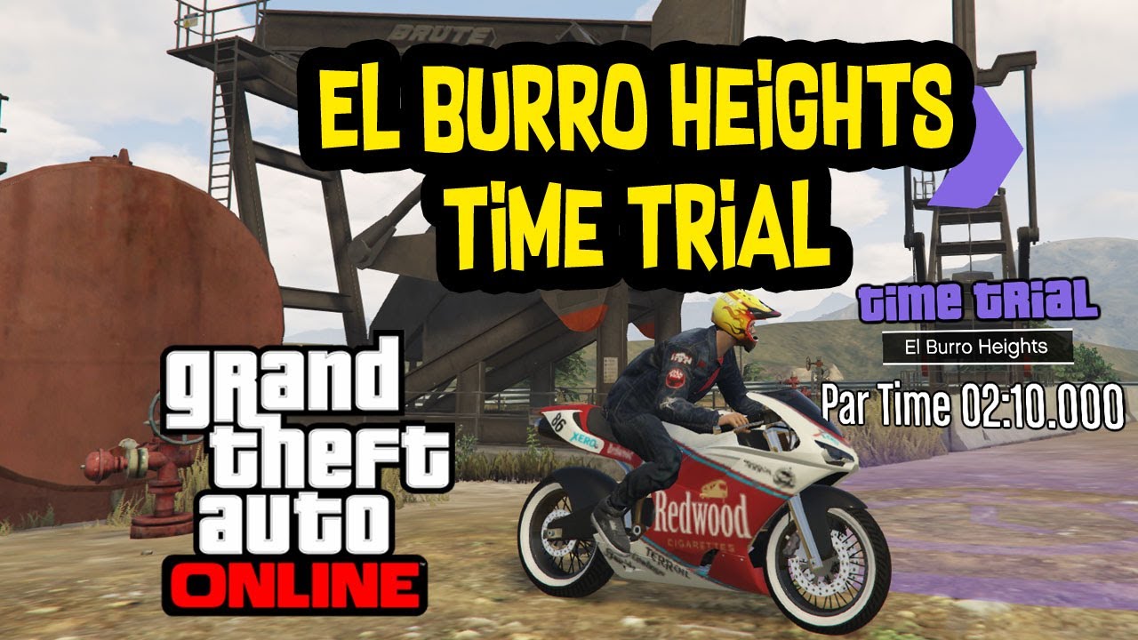 El Burro Heights Time Trial - GTA Online [GTA 5] [Bati 801] [Under Par ...